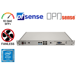Appliance UTM Fiber – 10 GbE SFP+, OPNsense, pfSense, Intel C3758, 30 ...