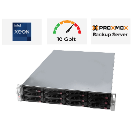 Proxmox Backup Server Rack D3 - Intel Xeon 32 Core, 10Gb, SSD - Miniserver